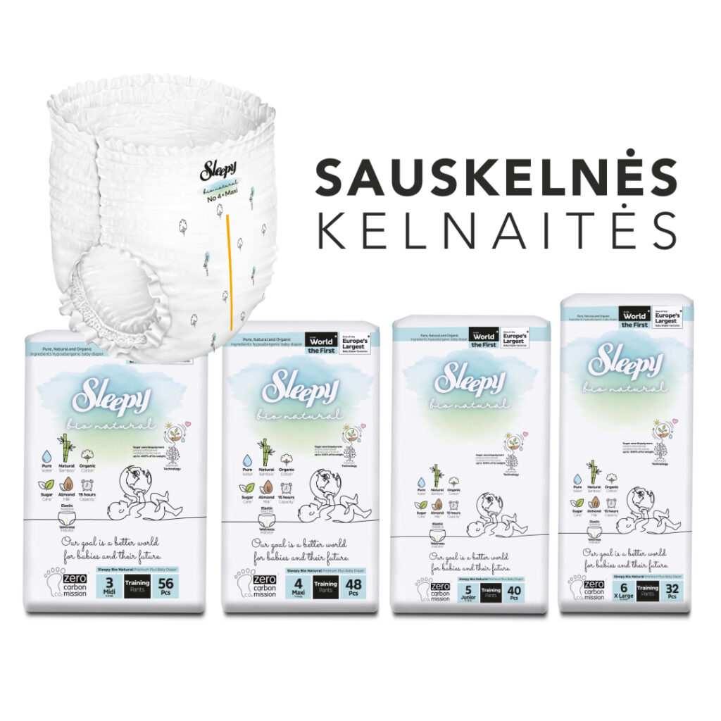 SLEEPY Bio Natural nappies-diapers - MustBee